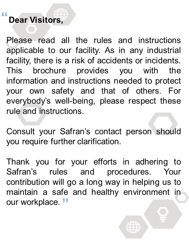 Visitor Management System - Safety Guidelines